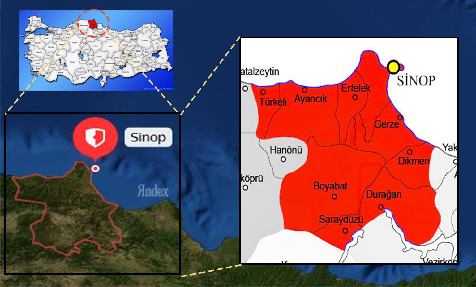 Sinop İlçeleri, Sinop Hangi Bölgemizde, Sinop İlçe Haritası Sinop İlçeleri, Sinop Hangi Bölgemizde, Sinop İlçe Haritası